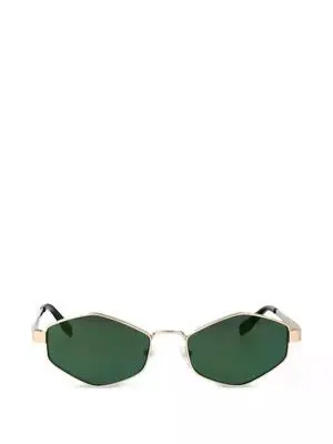Karl Lagerfeld Geometric-frame Sunglasses - Gold