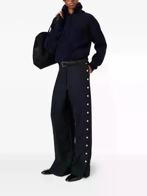 Stella McCartney Embellished Wide-leg Trousers