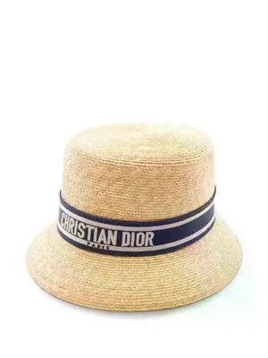 Dior 2010s Dioresort Straw Hat