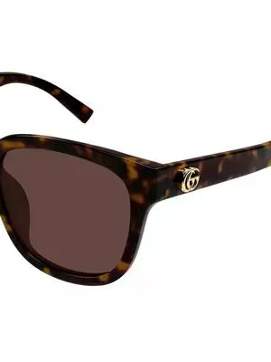Gucci Double G Square-frame Sunglasses