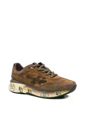 Premiata Moe Run Panelled Suede Sneakers