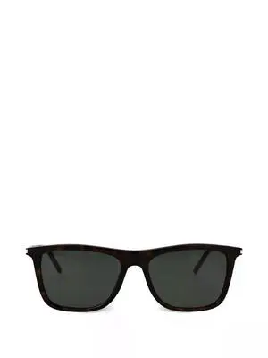 Saint Laurent Rectangle-frame Sunglasses - Brown
