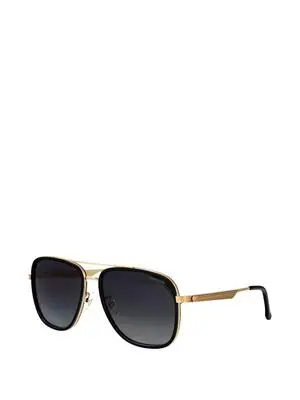 Carrera Eyewear Pilot-frame Double-bridge Sunglasses - Black