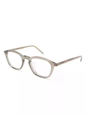 Saint Laurent Rectangular Full Rim Acetate Eyeglasses