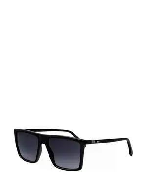 BOSS Rectangle Frame Sunglasses With Logo Detail
