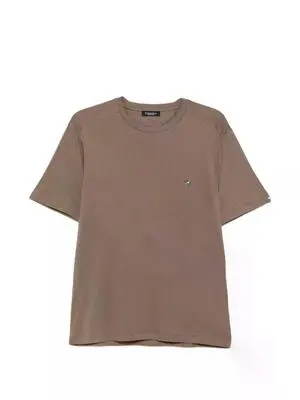 Stefano Ricci Logo-plaque T-shirt - Brown