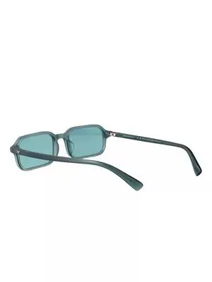 Emporio Armani Rectangle Acetate Sunglasses