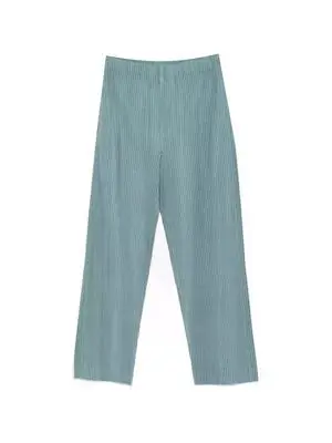 Issey Miyake Pleated Trousers - Blue