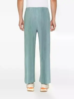 Issey Miyake Pleated Trousers - Blue