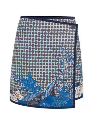 MARIE OLIVER Orca Floral-print Mini Skirt