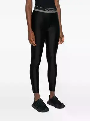 Just Cavalli Logo-waistband Leggings
