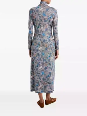 MARIE OLIVER Paxton Floral Print Maxi Dress - Blue