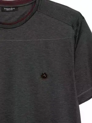 Stefano Ricci Logo-plaque T-shirt - Grey