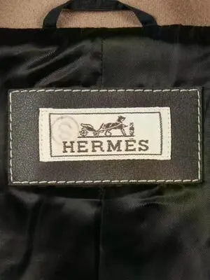 Hermès 2010s Color-block Pea Coat
