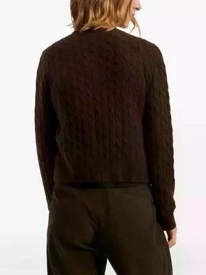 Chinti & Parker Cable Knit Cashmere Cardigan