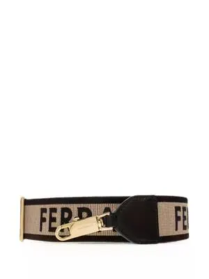 FERRAGAMO Hobo Smile Woven Leather Shoulder Bag