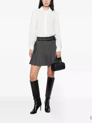 Liu Jo Belted Pleated Midi Dress