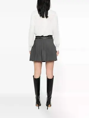 Liu Jo Belted Midi Dress - Grey