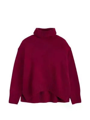 Chinti & Parker Ribbed-knit Roll-neck Sweater