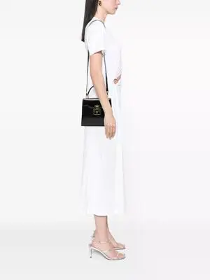 Gucci 20th Century Smooth Calfskin Lady Lock Satchel