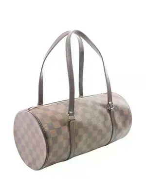 LOUIS VUITTON Damier Ebene Papillon 30 Handbag With Pouch