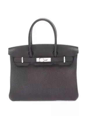Hermès 2026 30 Birkin Togo Handbag - Black