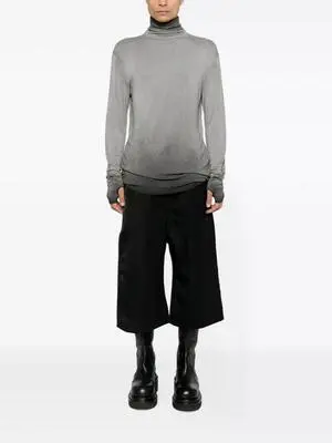 THOM KROM Drawstring Cropped Wide-leg Trousers