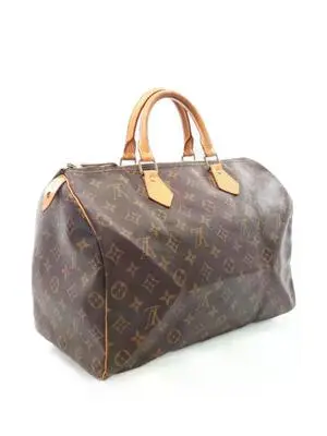 LOUIS VUITTON 1997 35 Monogram Speedy Duffle Bag