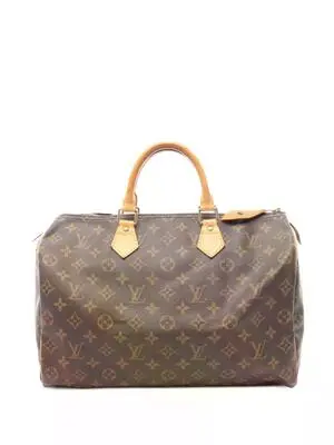 LOUIS VUITTON Speedy 35 Monogram Bag - Brown