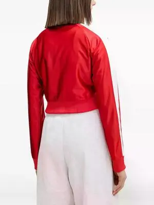 PUMA Logo Print Side Stripe Track Jacket