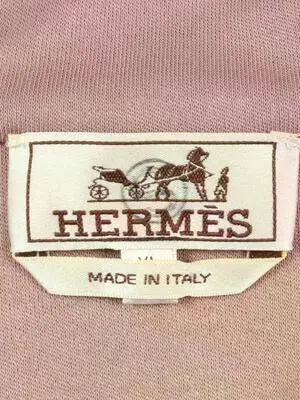 Hermès Cotton Zip-up Hoodie With Drawstring Hood