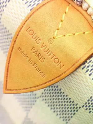 LOUIS VUITTON Speedy Damier Azur Tote Bag - White