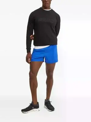 Guess Logo-print Raglan-sleeve Sweatshirt - Black