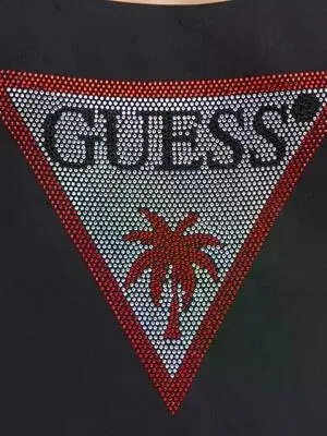 Guess Embellished Logo One-piece Swimsuit