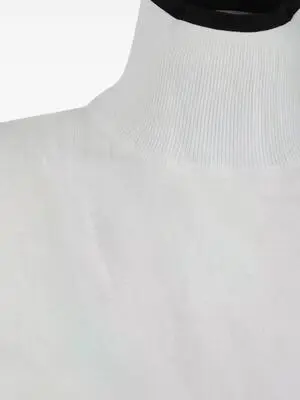 TOTEME Fitted Ribbed Top Off-white