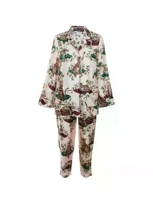 Dolce & Gabbana Floral Cat-print Pajamas
