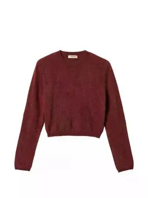 TWINSET Brushed Wool Crew Neck Jumper
