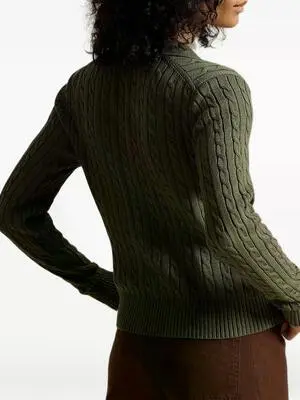 Polo Ralph Lauren Cable-knit Cotton Cardigan - Green