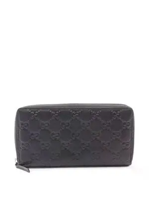 Gucci 2000s Guccissima Zip-around Wallet