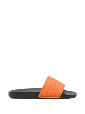 Casablanca Logo Embossed Sliders