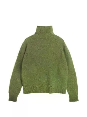 You Must Create Beat Knit Roll-neck Sweater