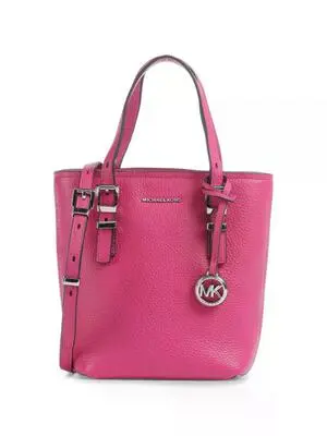 Michael Kors Buckle-detail Leather Tote Bag