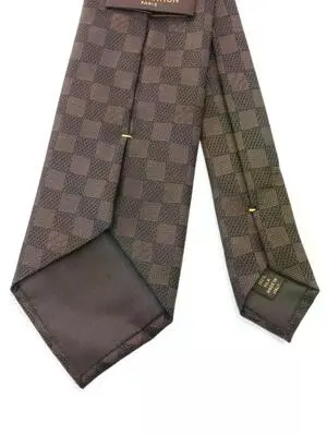 LOUIS VUITTON Damier Silk Necktie