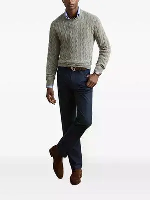 Ralph Lauren Purple Label Cable-knit Sweater - Grey