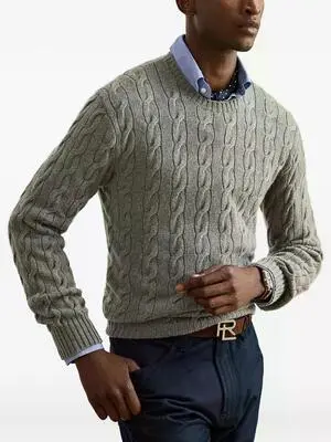 Ralph Lauren Purple Label Cable-knit Sweater