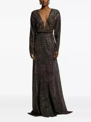 Ralph Lauren Shannen V-neck Maxi Dress