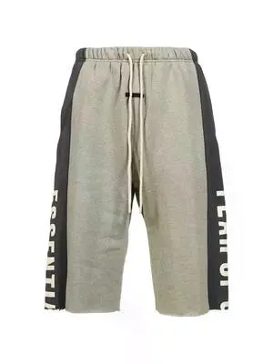 Fear Of God Panelled Raw-cut Shorts - Grey