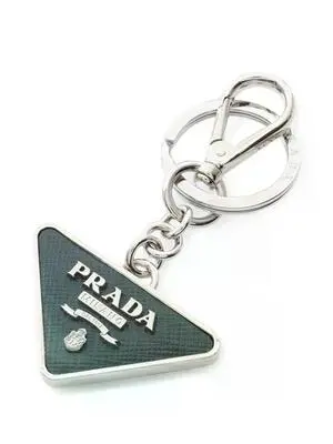 Prada Triangle Logo Key Ring