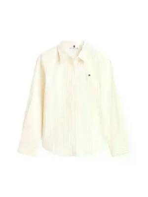 Tommy Hilfiger Striped Logo-embroidered Shirt
