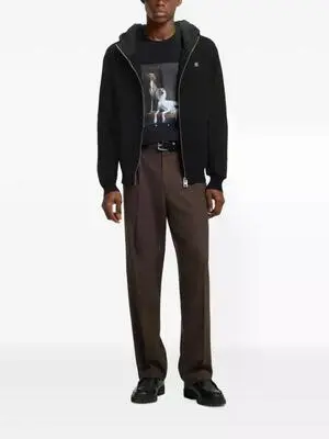 Hugo Relaxed-fit Hooded Jacket With Branded Details